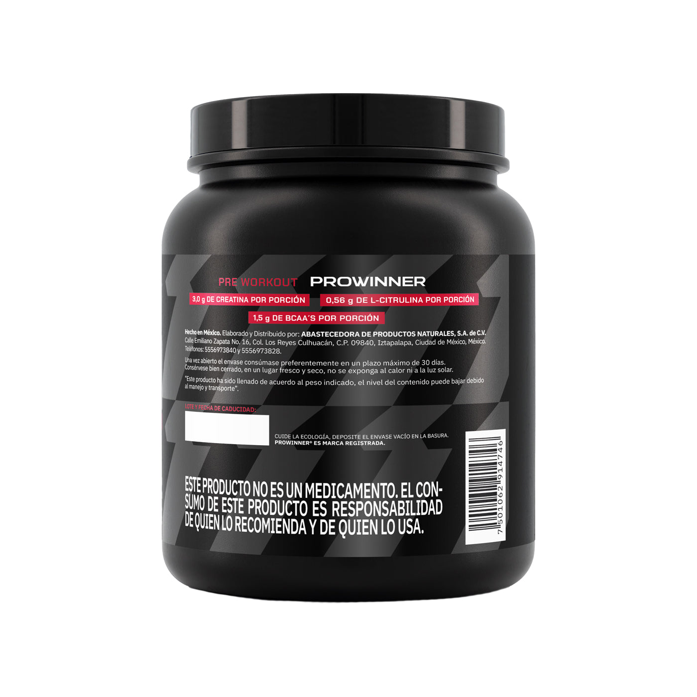 Antes del Entrenamiento Pre Workout Sabor Sandía 450g 30 porciones ...