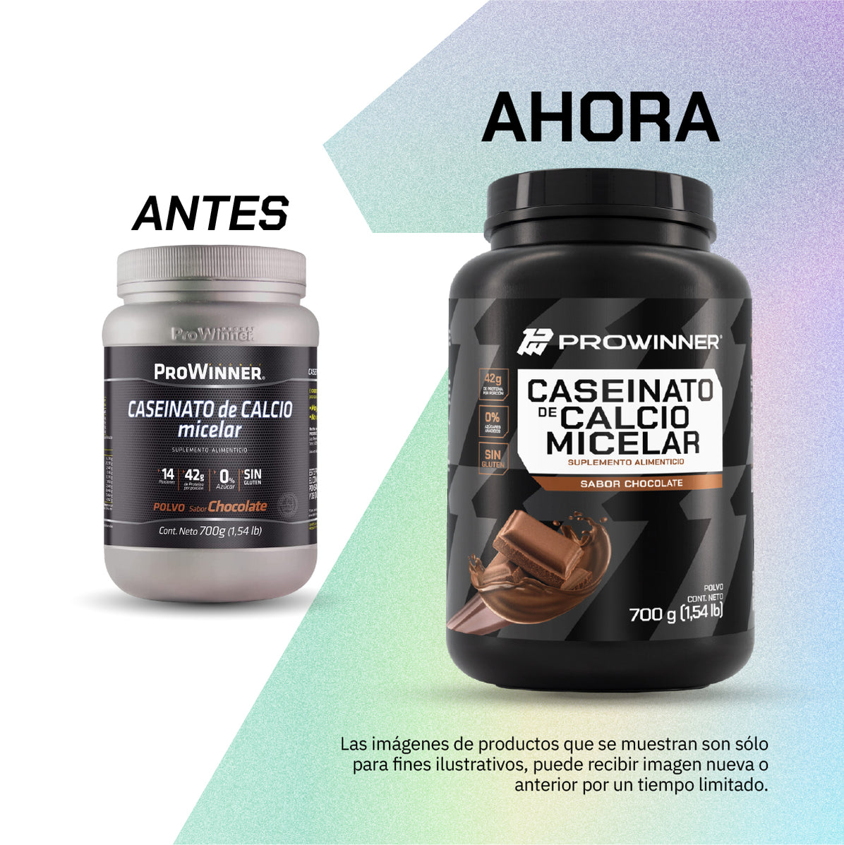 Caseinato de calcio micelar chocolate 700 gramos - ProWinner