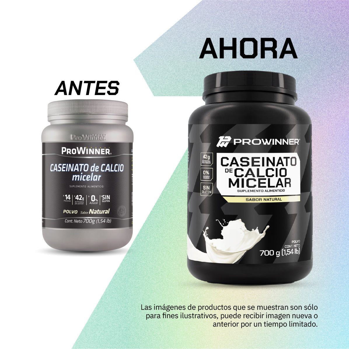 Caseinato de calcio micelar natural 700 gramos - ProWinner